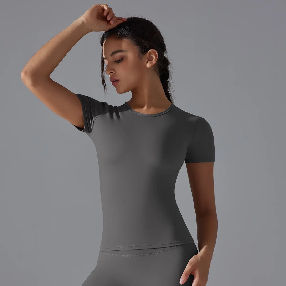Maeve Top Gray – Perrie Athleisure